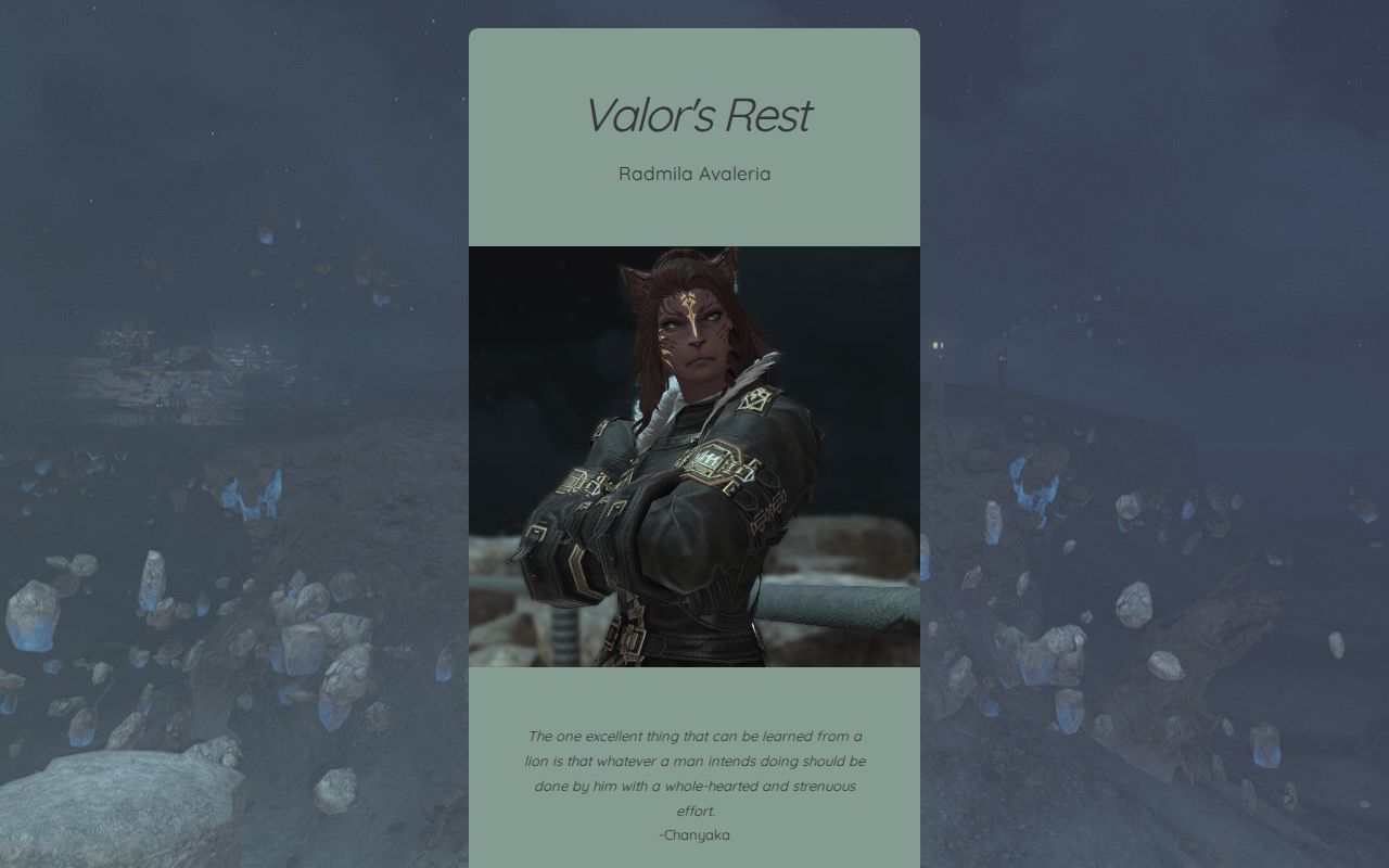 Valor's Rest